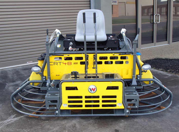 Ride On Trowelling Machine | KW Earthmoving & Concreting