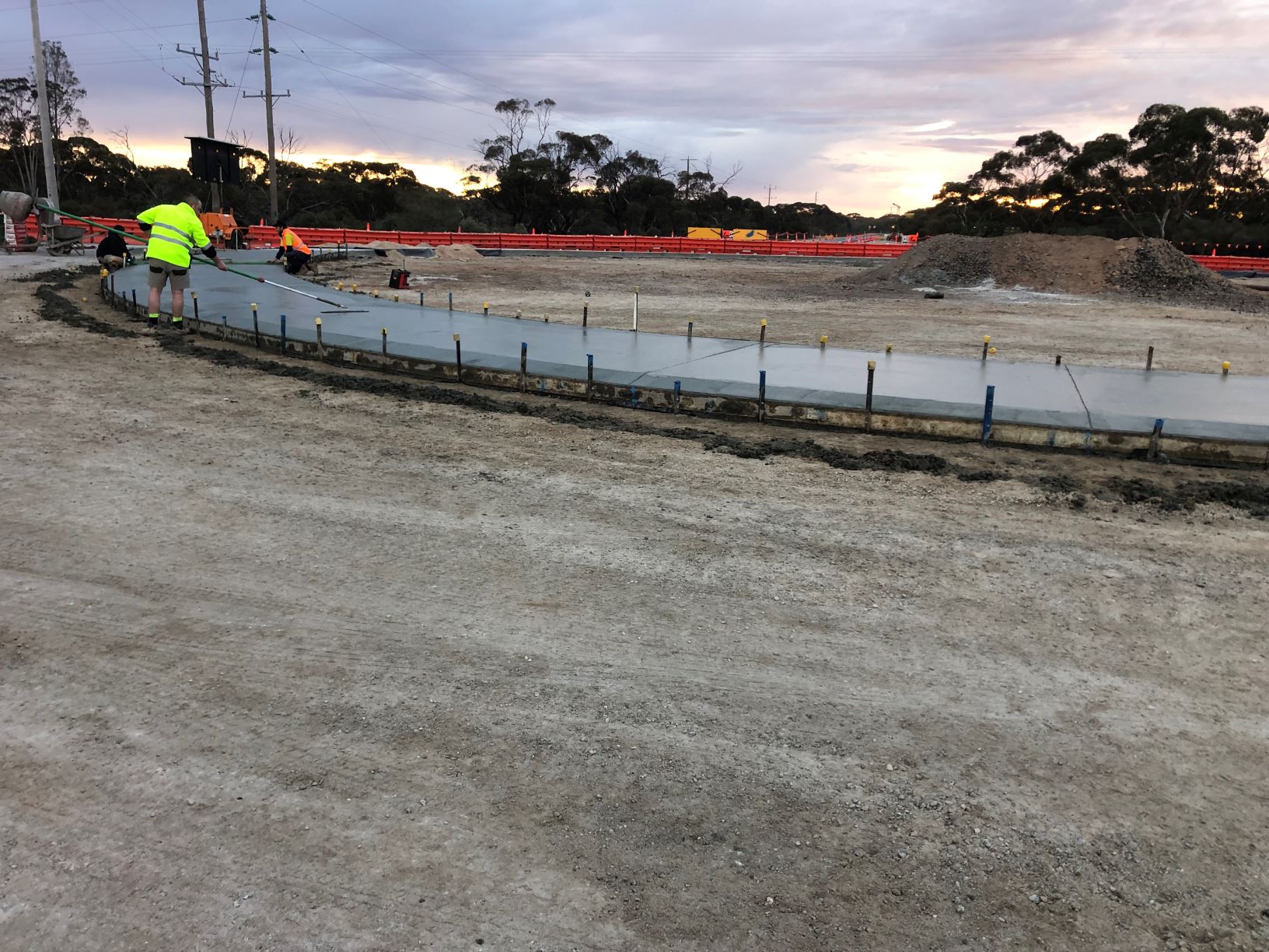 Calder Highway, Hattah - Roundabout | KW Earthmoving & Concreting
